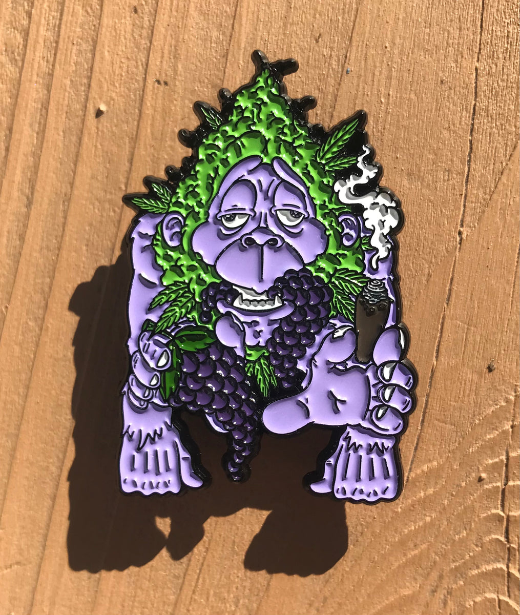 Grape Ape Enamel Pin – Lively Vibes